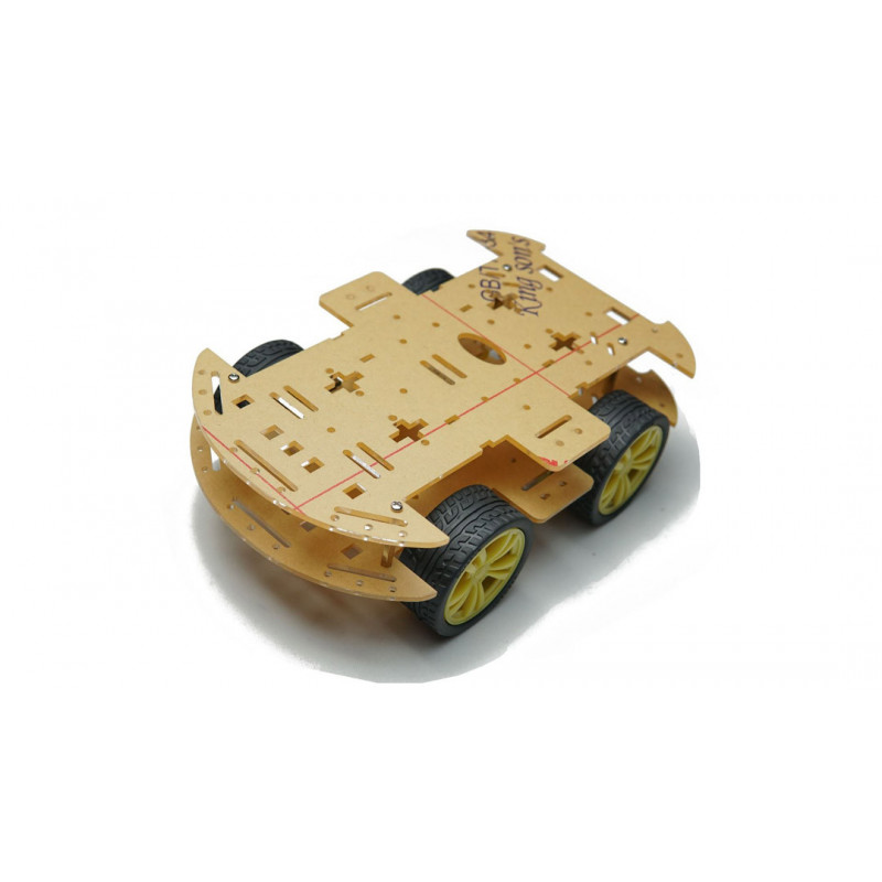 4WD Smart Robot Car 4 Wheel 2 Layer Chassis Kit - Seeed Studio