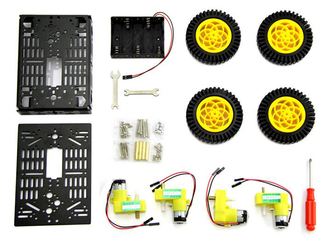 Multi Chassis-4WD Robot Kit (ATV version) - Seeed Studio