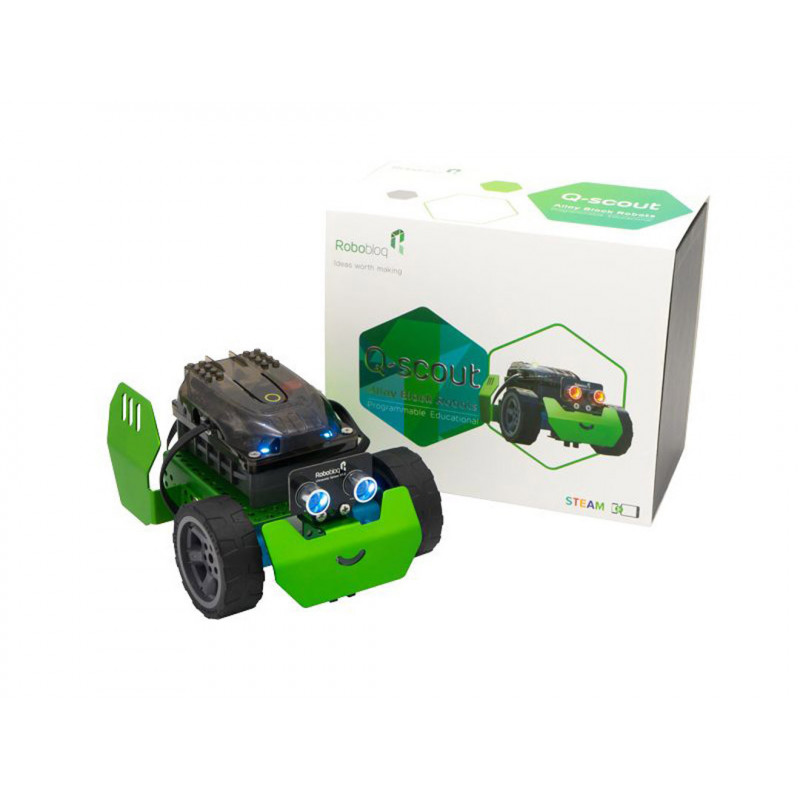 Q-Scout Robot Building Kit Line Follower - Arduino Coding & Graphic...