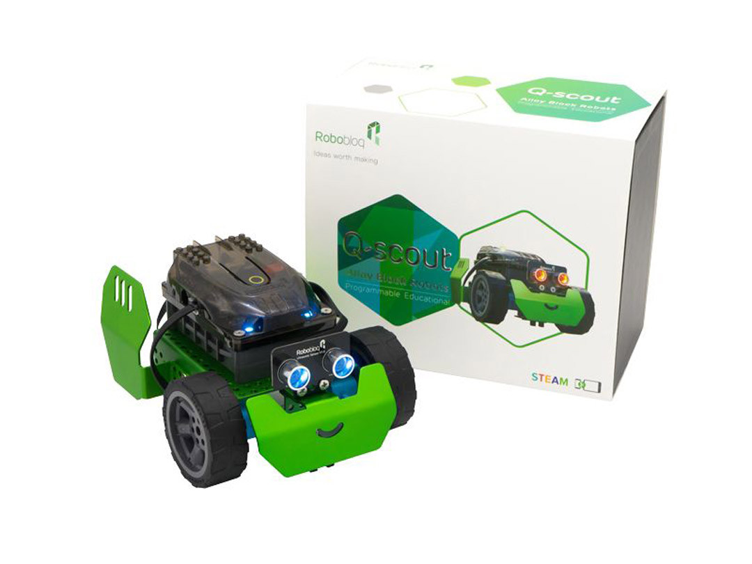 Q-Scout Robot Building Kit Line Follower - Arduino Coding & Graphic...
