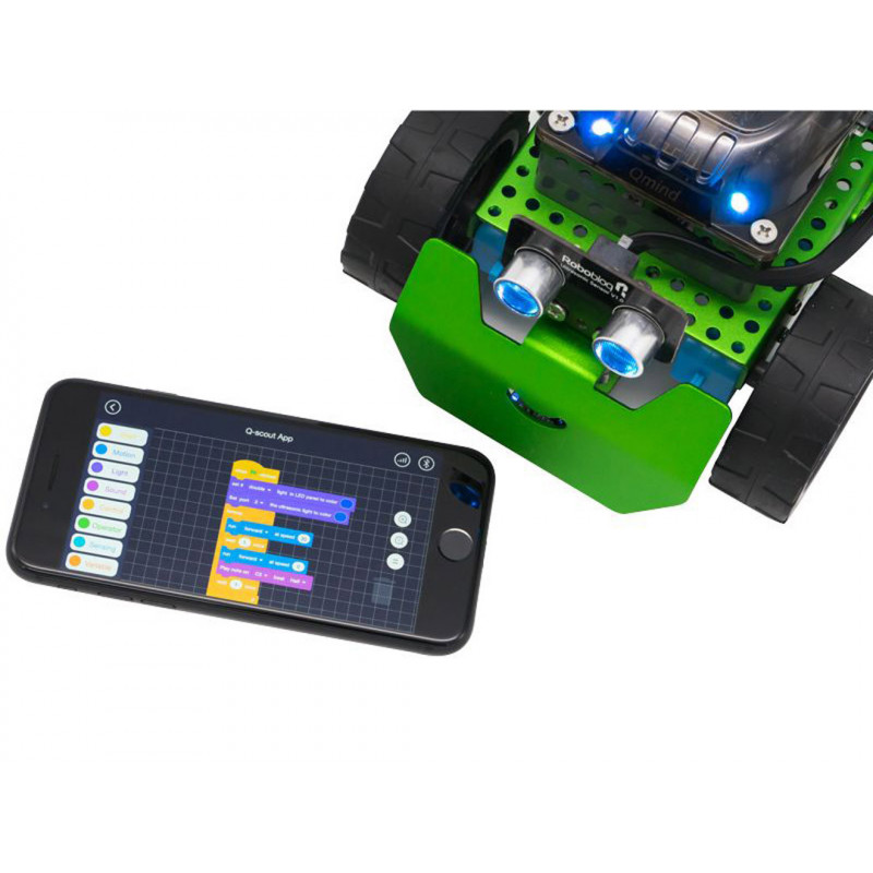 Q-Scout Robot Building Kit Line Follower - Arduino Coding & Graphic...