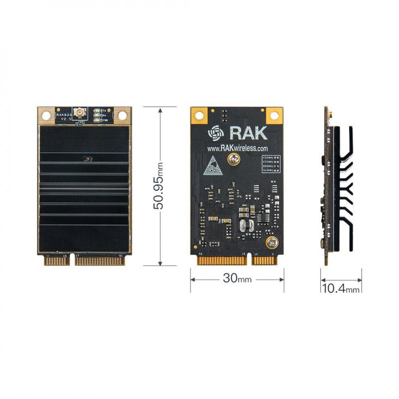 Mini PCIe LoRa Gateway Module RAK2247-SPI-868MHz - Seeed Studio