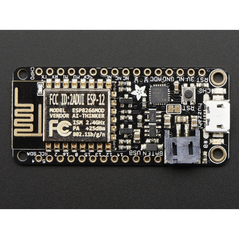 Adafruit Feather HUZZAH with ESP8266 WiFi