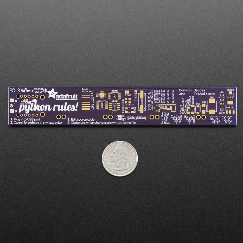 Adafruit PyRuler - Engineer Reference Ruler with CircuitPython