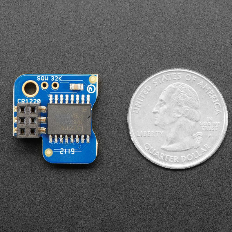 Adafruit PiRTC - Precise DS3231 Real Time Clock for Raspberry Pi
