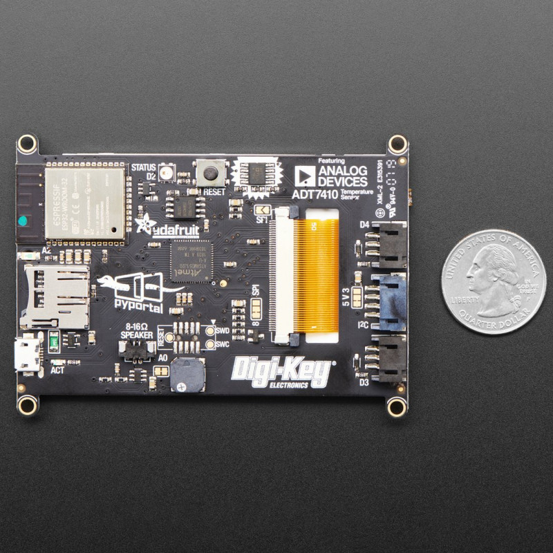 Adafruit Pyportal Circuitpython Powered Internet Display