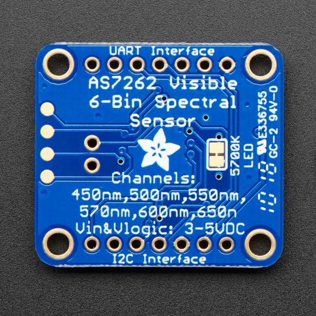 Adafruit AS7262 6-Channel Visible Light / Color Sensor Breakout
