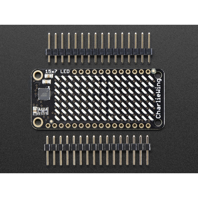 Adafruit 15x7 CharliePlex LED Matrix Display FeatherWing - Blue