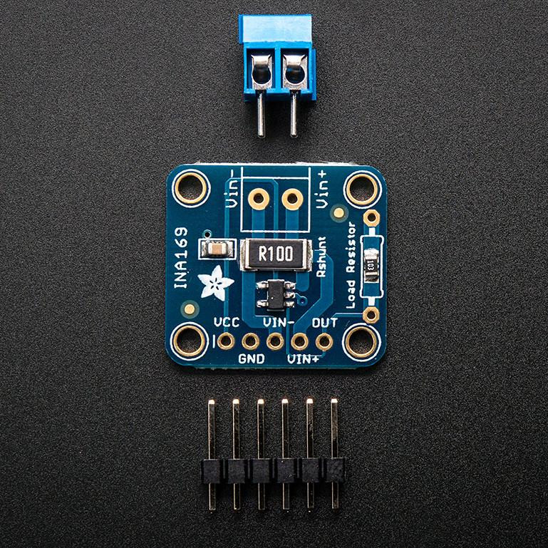 Adafruit INA169 Analog DC Current Sensor Breakout - 60V 5A Max