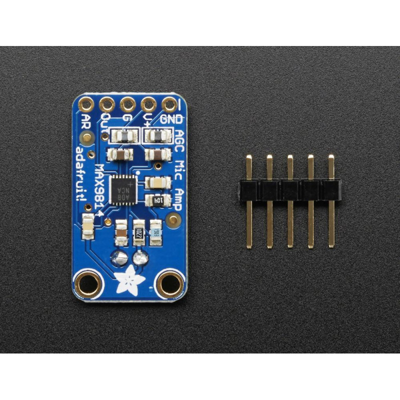 Adafruit Electret Microphone Amplifier - MAX9814 w/ Auto Gain Control
