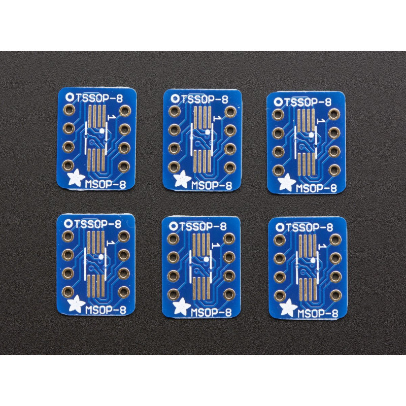 Adafruit SMT breakout PCB for SOIC or TSSOP - various sizes - 14 pi...