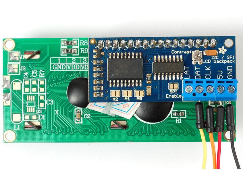 Adafruit I2C / SPI character LCD backpack