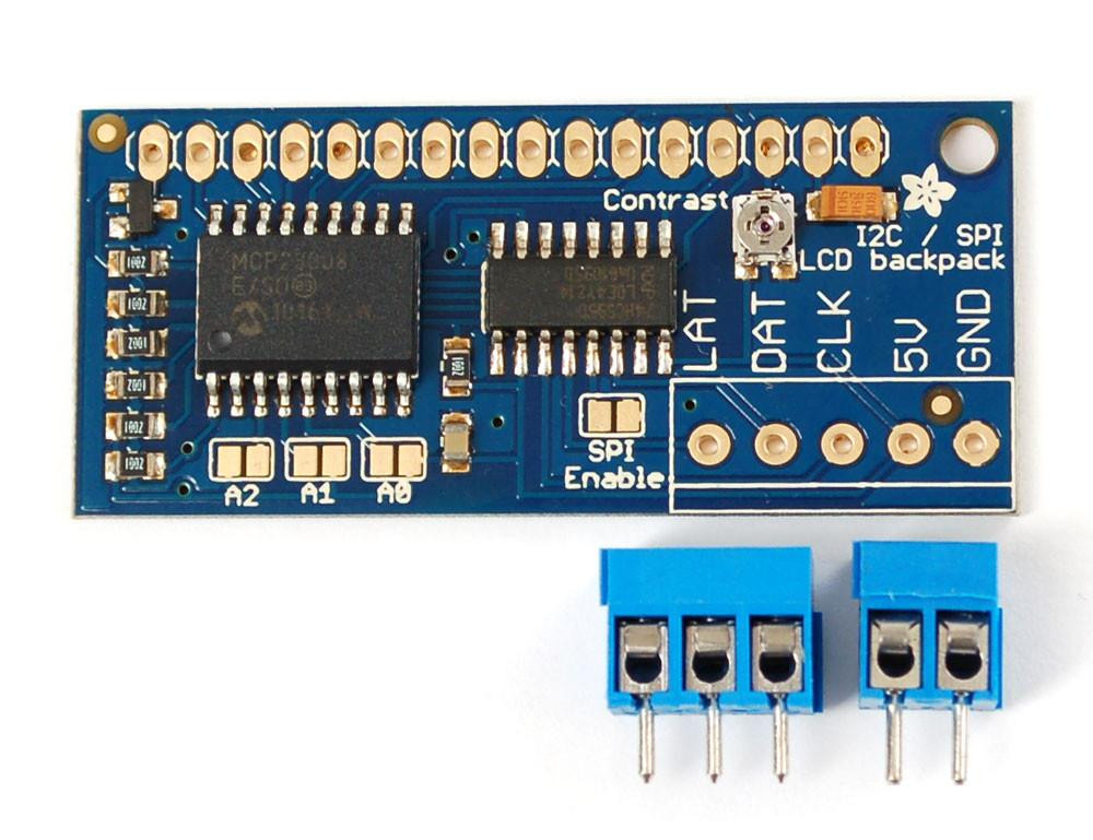 Adafruit I2C / SPI character LCD backpack