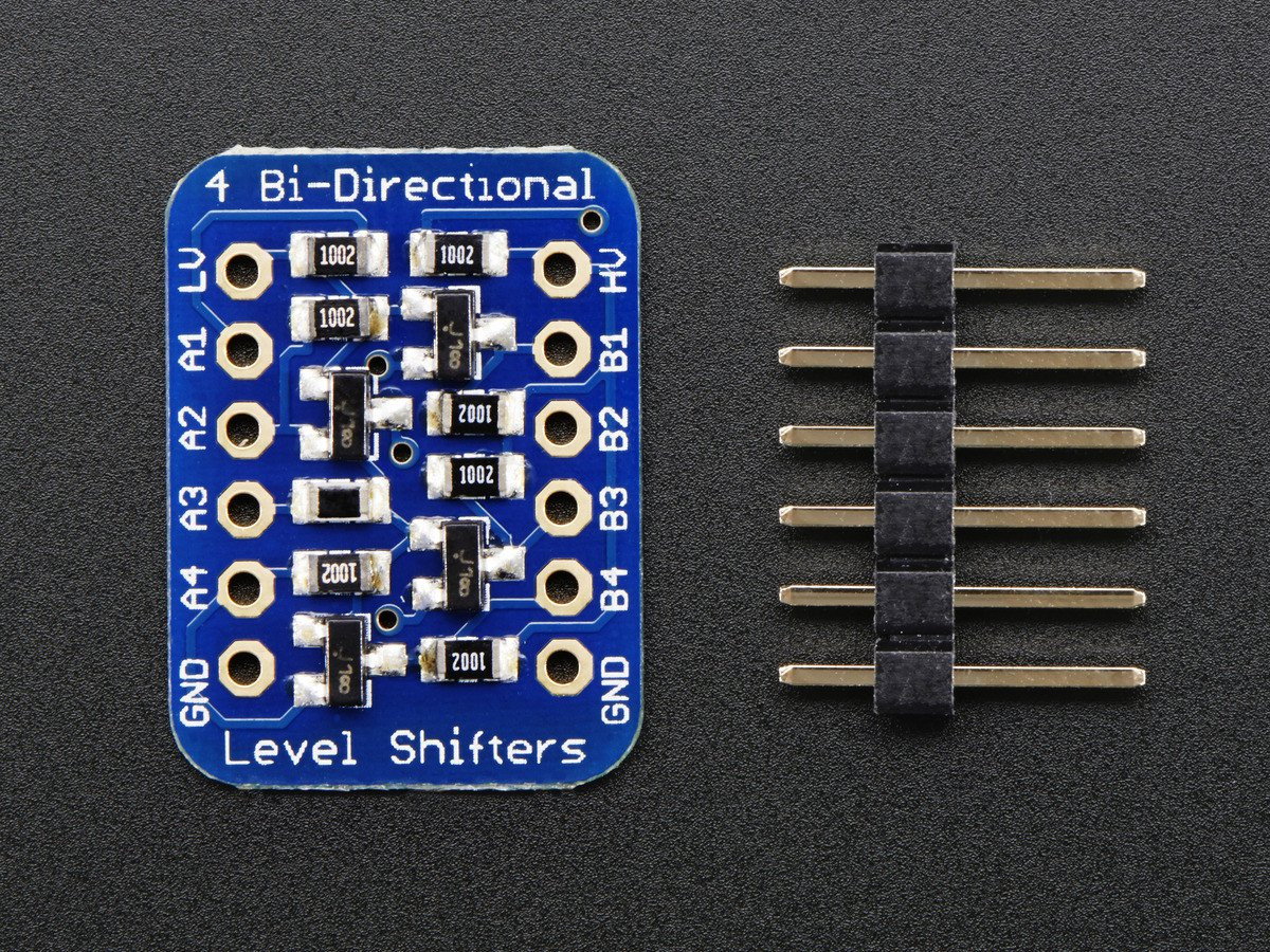 Adafruit 4-channel I2C-safe Bi-directional Logic Level Converter