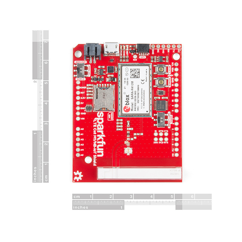 SparkFun LTE CAT M1/NB-IoT Shield - SARA-R4 (with Hologram SIM Card)
