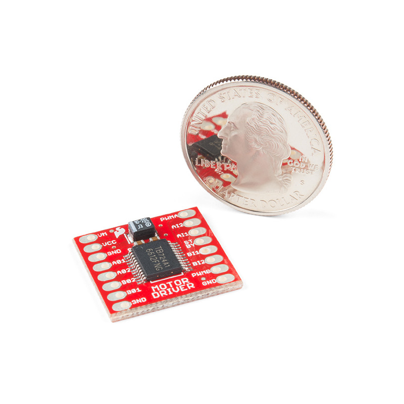 SparkFun Motor Driver - Dual TB6612FNG (with Headers)