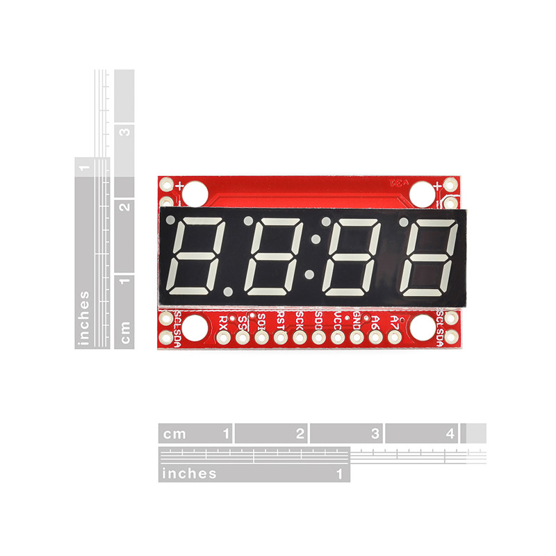 SparkFun 7-Segment Serial Display - Blue