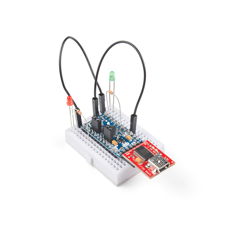 SparkFun Arduino Pro Mini Starter Kit - 3.3V/8MHz