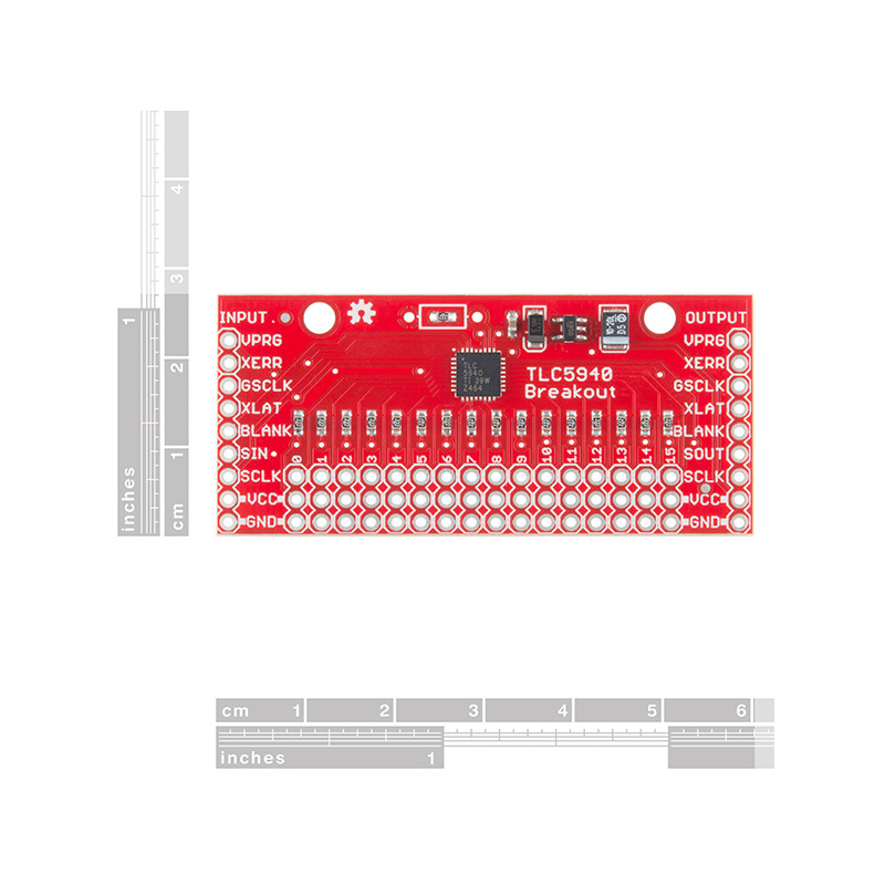 SparkFun LED Driver Breakout - TLC5940 (16 Channel)