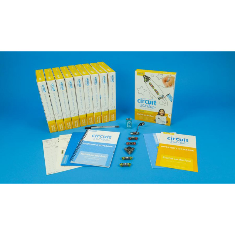 BASIC CLASSROOM KIT + ADD'L INVENTOR'S NOTEBOOK - Circuit Scribe