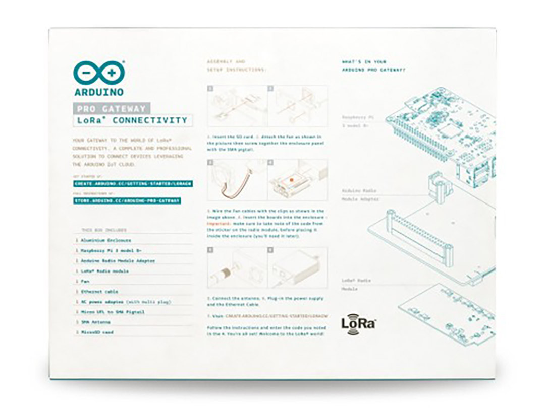 Arduino Pro Gateway Lora® Connectivity 5572