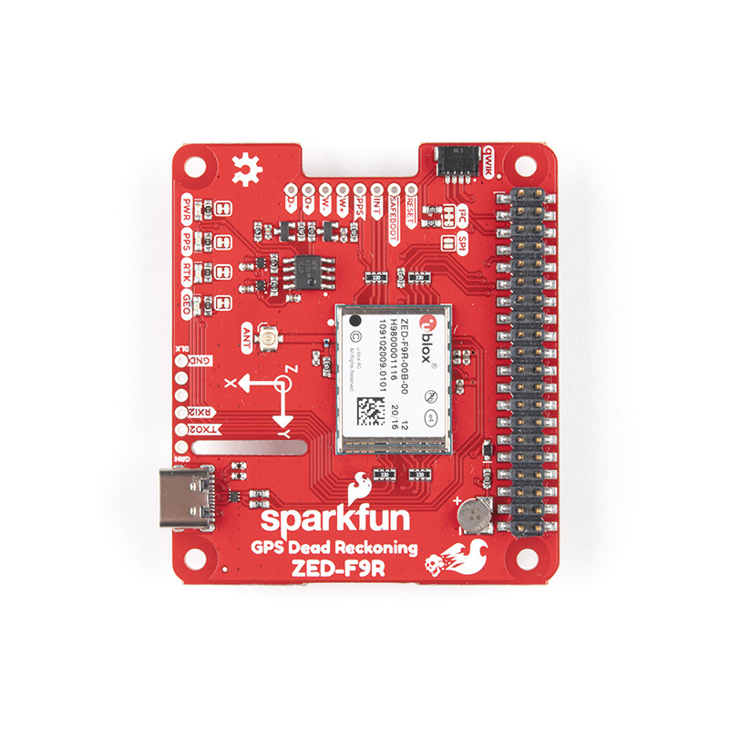 SparkFun GPS-RTK Dead Reckoning pHAT for Raspberry Pi