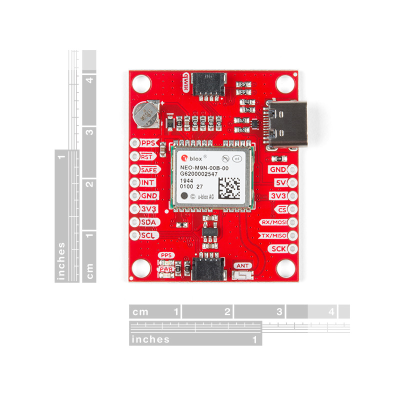 SparkFun GPS Breakout - NEO-M9N, Chip Antenna (Qwiic)