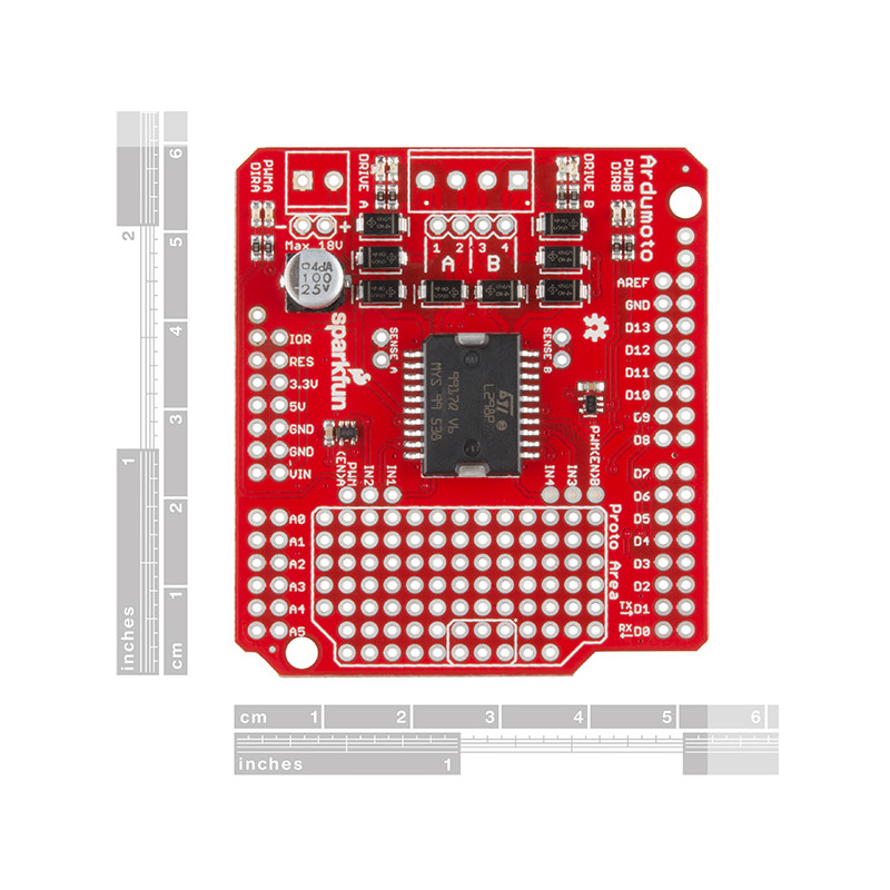 SparkFun Ardumoto - Motor Driver Shield