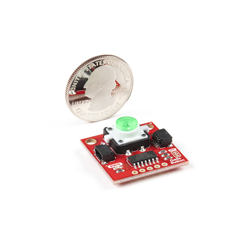SparkFun Qwiic Button - Green LED