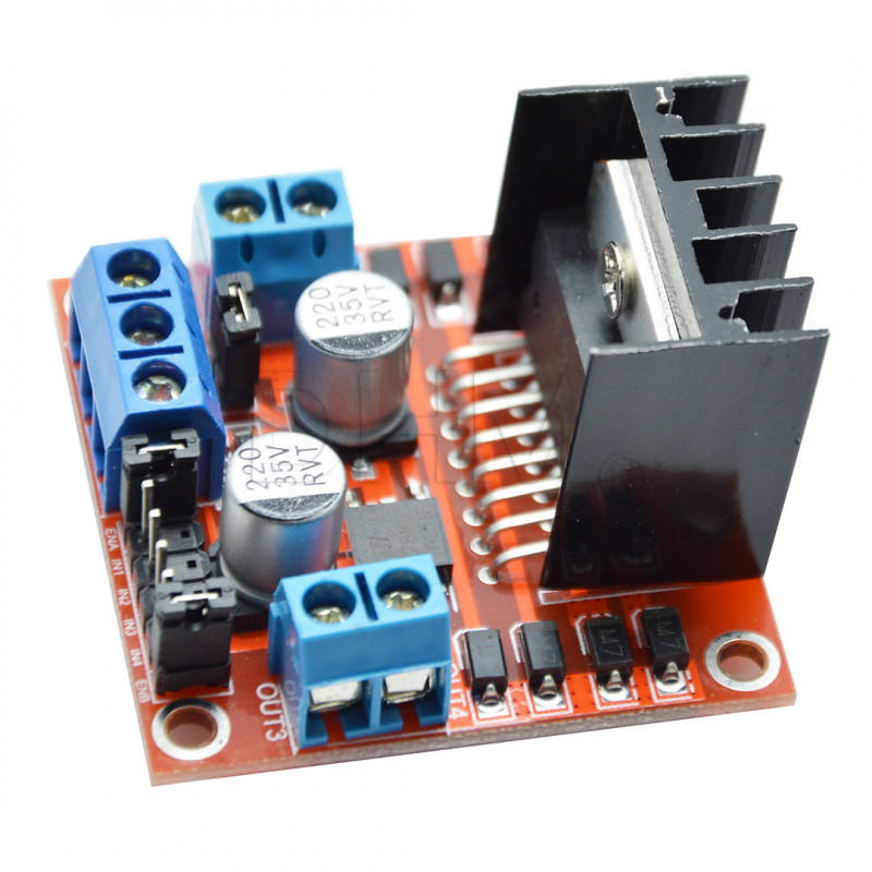 L298 stepper control module - DC stepper motor L298N Arduino H-bridge