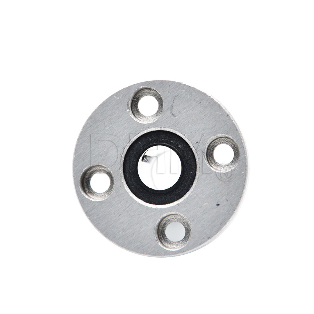 Round flange linear bearing LMF10UU
