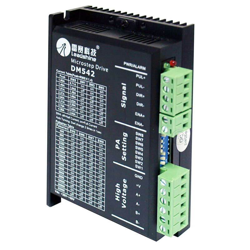 Stepper Motor Driver DM542 Act 4.2a,18 - 50vdc, 128mic per nema 23