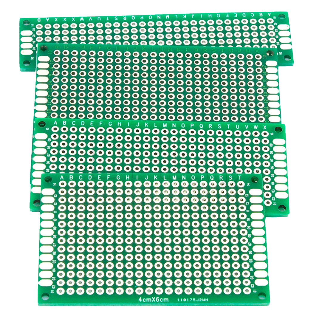 Set 4 pieces millefori vetronite FR-4 double-sided PCB Arduino board