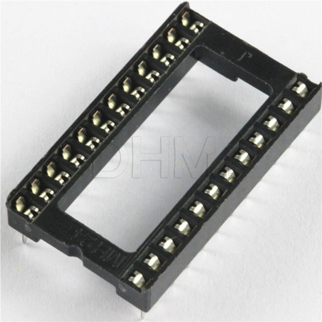 Bi-family socket wide body 24 PIN for DIL ICs