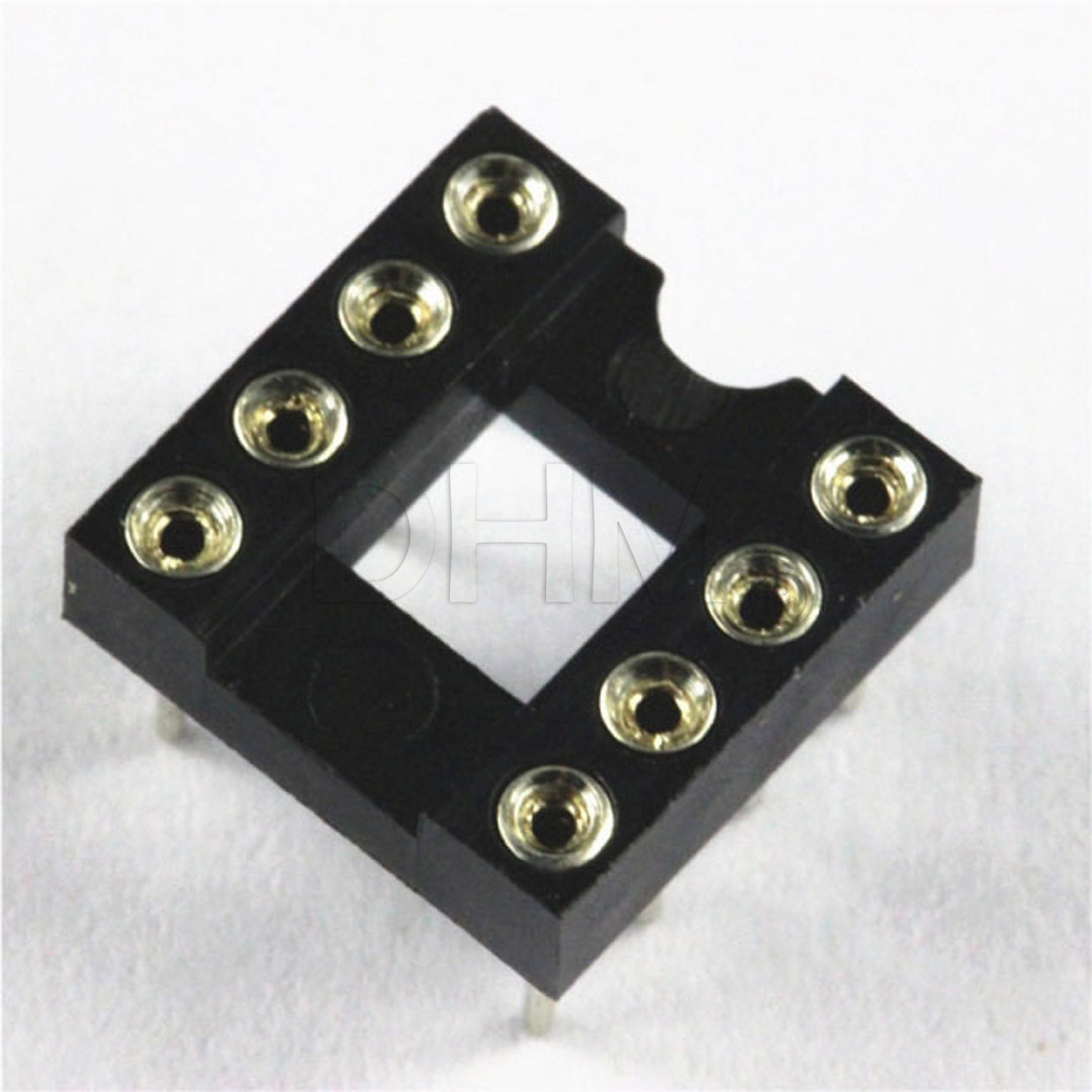 8 PIN Turned Socket for DIL ICs