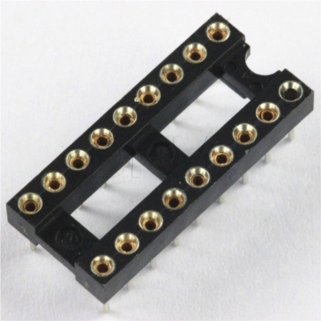 20 PIN Turned Socket for DIL ICs