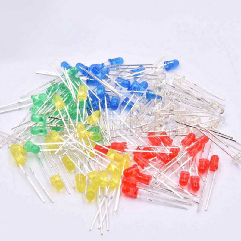 300 pcs Assorted LED 3mm/5mm kit various colors