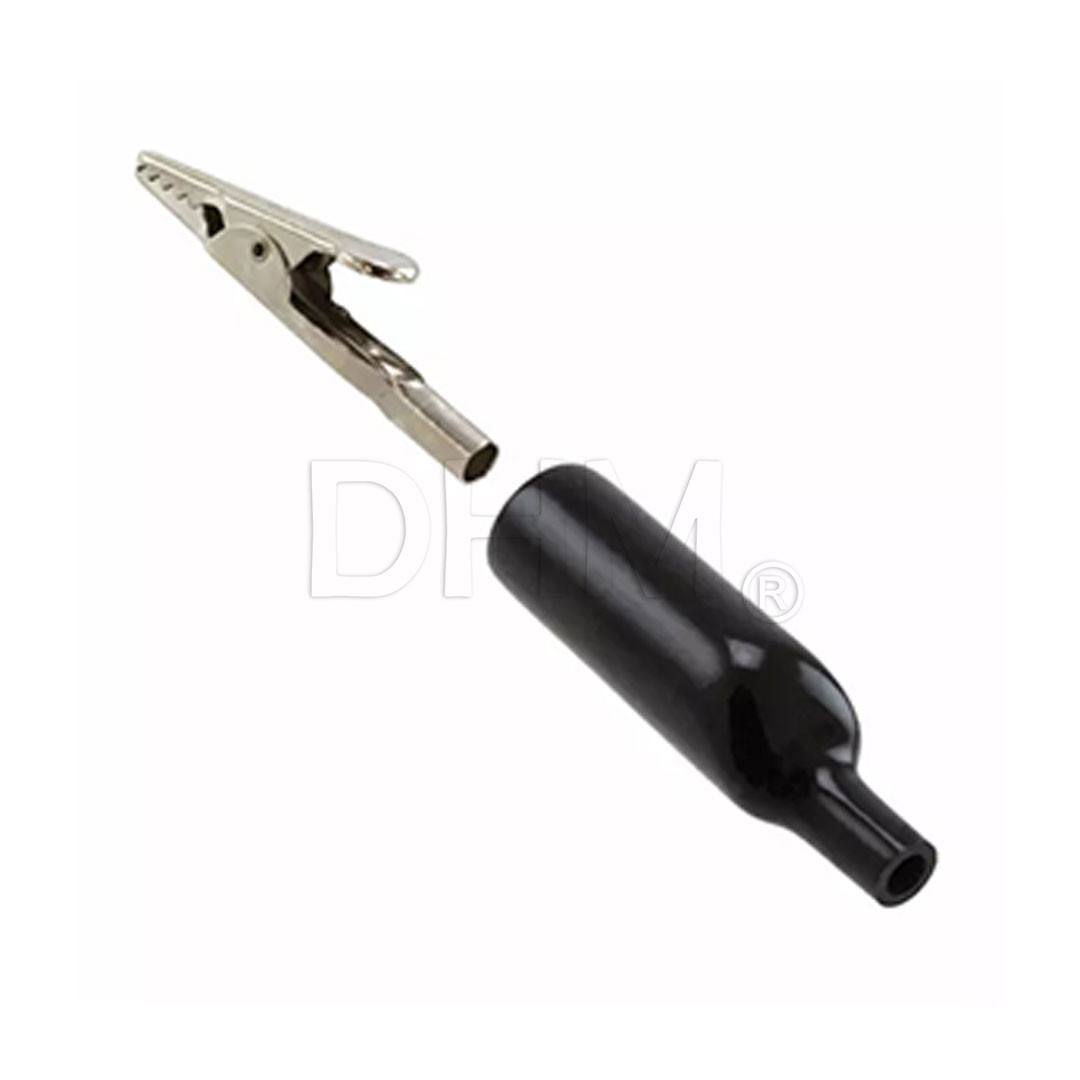 Alligator clip with sheath - 4 pieces