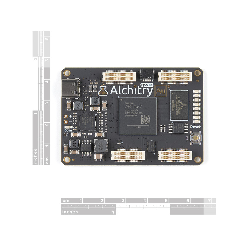 Alchitry Au+ FPGA Development Board (Xilinx Artix 7)