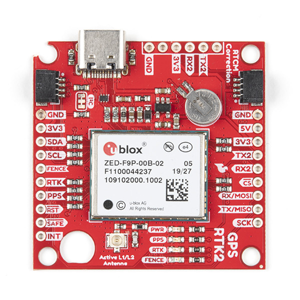 SparkFun GPS-RTK2 Board - ZED-F9P (Qwiic) (Ding & Dent)