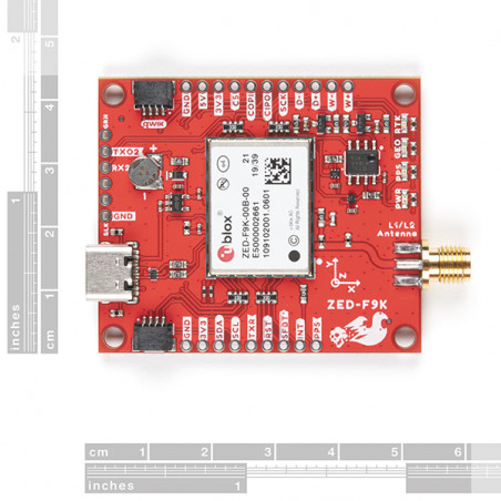 SparkFun Breakout GNSS-RTK Dead Reckoning - ZED-F9K (Qwiic)