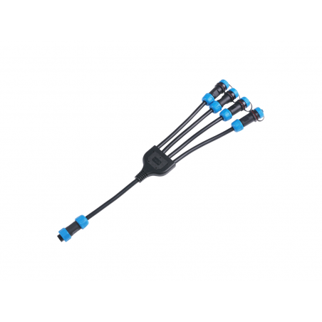 Industrial IP68 Modbus RS485 1-to-4 Splitter/Hub (para ser usado co...