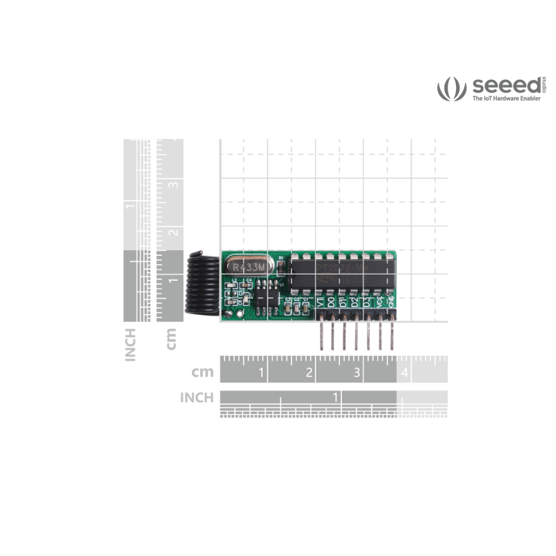 RF Transmitter and Receiver Link Kit - 315MHz/433MHz
