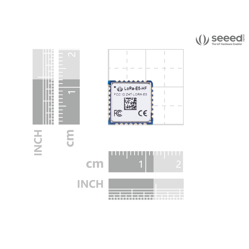 LoRa-E5 Wireless Module (Tape Reel) - STM32WLE5JC, ARM Cortex-M4 an...