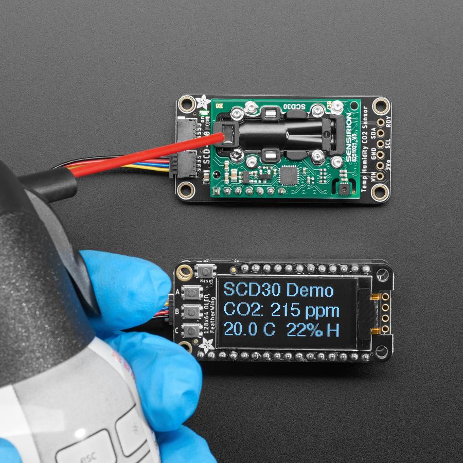 Adafruit SCD-30 - NDIR CO2 Temperature and Humidity Sensor - STEMMA...