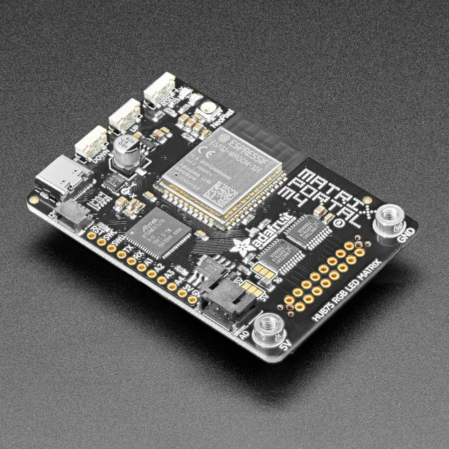 Adafruit Matrix Portal Circuitpython Powered Internet Display