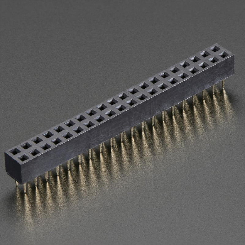 GPIO Header for Raspberry Pi HAT - 2x20 Short Female Header