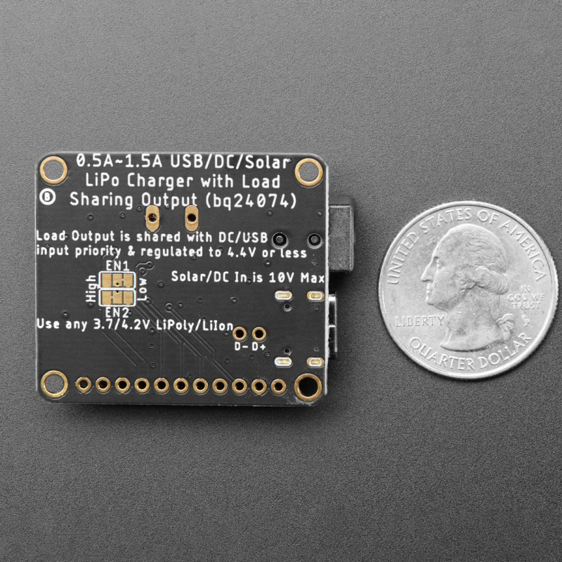 Adafruit Universal USB / DC / Solar Lithium Ion/Polymer charger - b...