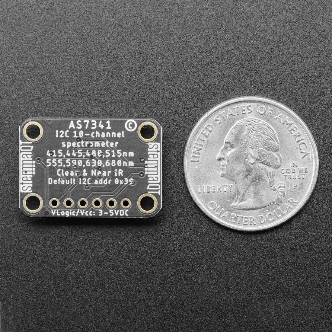 Adafruit AS7341 10-Channel Light / Color Sensor Breakout - STEMMA Q...