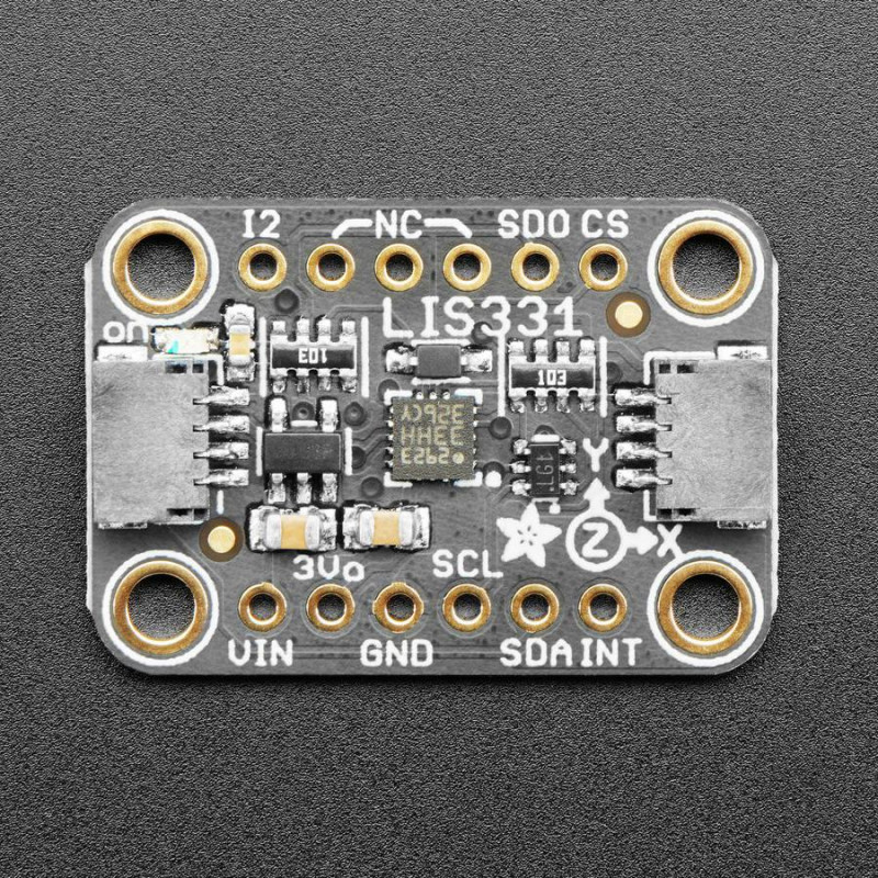 Adafruit LIS331 Triple-Axis Wide-Range ±24g Accelerometer - STEMMA ...
